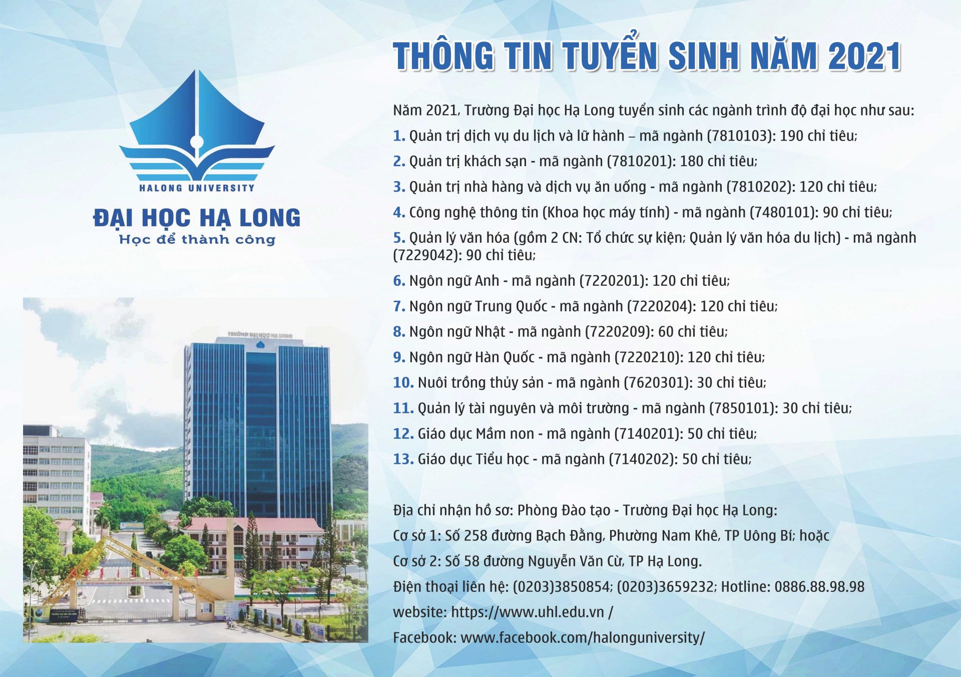 Trường Đại học Hạ Long | Tạp chí Quản lý nhà nước